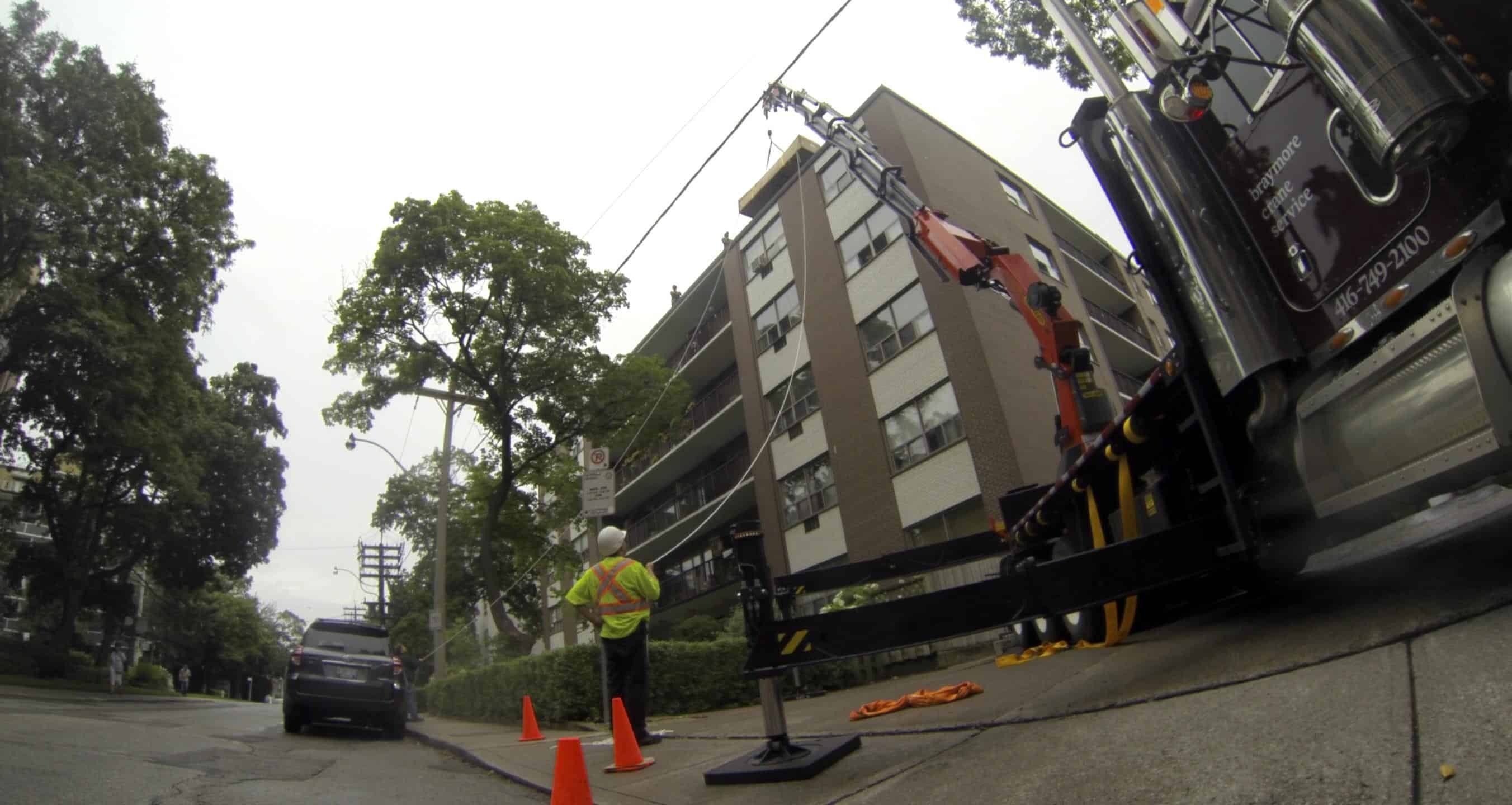 Construction Material Craning - Braymore Crane Rental